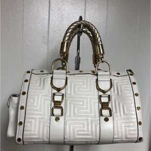 Versace | Bags | Versace Gianni Couture Quilted Leather Satchel | Poshmark